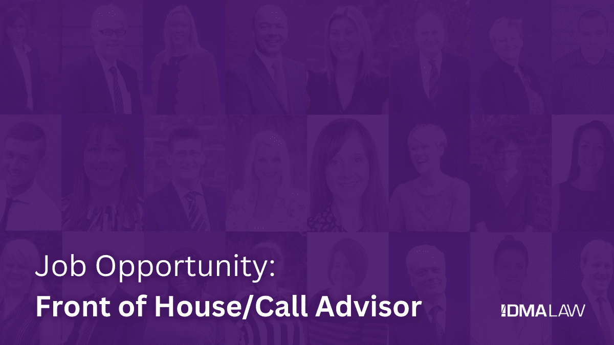Job Opportunity: Front of House/Call Advisor